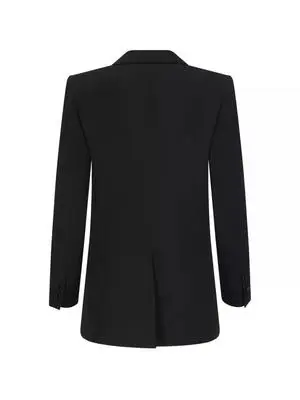 Saint Laurent Grain De Poudre Double-breasted Jacket