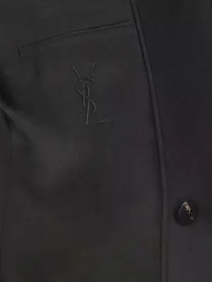 Saint Laurent Grain De Poudre Double-breasted Jacket
