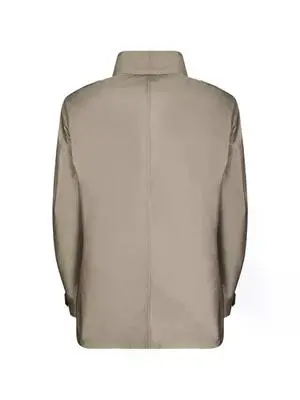 MOORER Button-fastening Pocket-detail Coat
