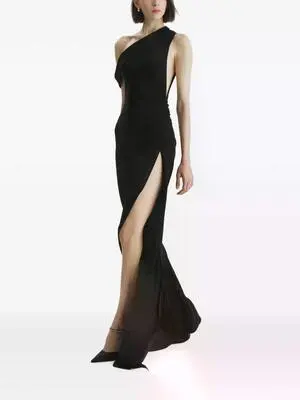 2310 STUDIO One-shoulder Draped Maxi Dress