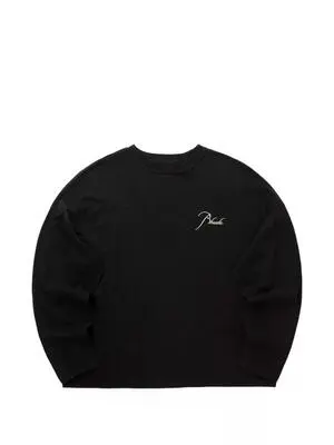 Rhude Classique Reverse Long-sleeve T-shirt - Black