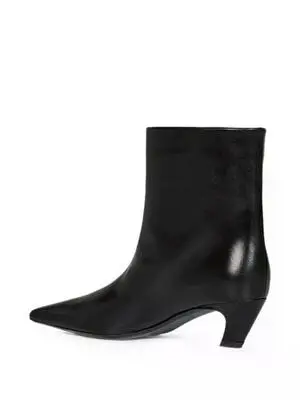 Khaite Square-toe Ankle Boots
