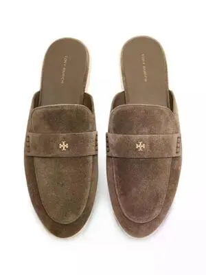 Tory Burch Suede Slip-on Mules