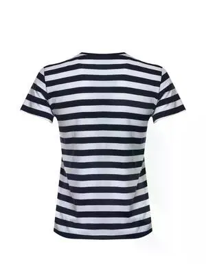 Polo Ralph Lauren Horizontal Stripe Embroidered T-shirt - Blue
