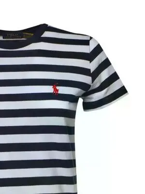 Polo Ralph Lauren Horizontal Stripe Embroidered T-shirt