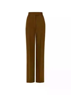 FERRAGAMO Tailored Chevron Trousers - Brown