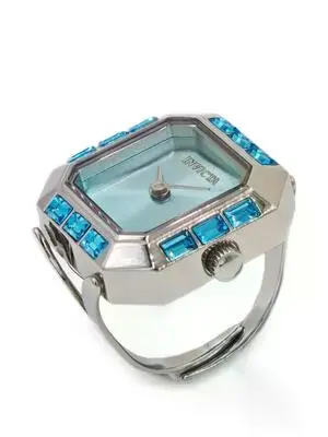 INVICTA Mini Angel Crystal-embellished Ring Watch - Blue