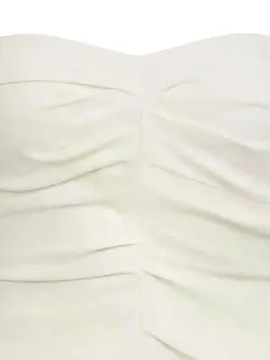 THE SEI Pleated Bustier Top