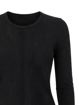 PATRICK ASSARAF Ribbed Long-sleeve Crewneck T-shirt