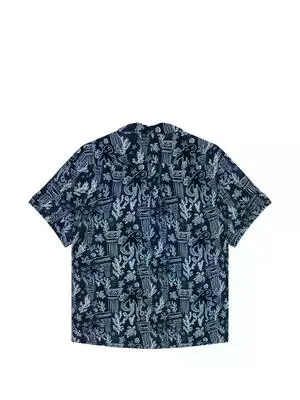 Vilebrequin Marine-print Linen Shirt