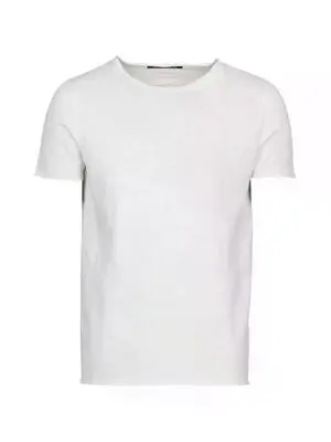 HANNES ROETHER Raw-cut Edge T-shirt