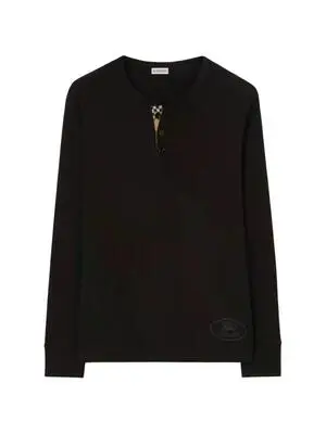 Burberry Long-sleeve Cotton Top