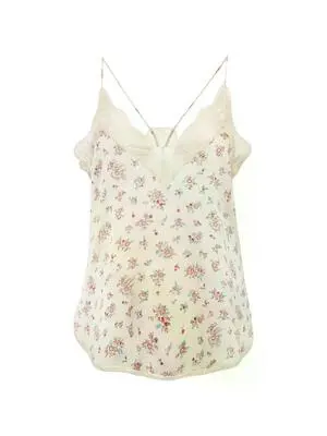 Zadig&Voltaire Christy Floral-print Camisole - Neutrals