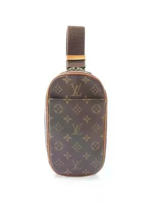 LOUIS VUITTON 2004 Monogram Pochette Ganju Belt Bag