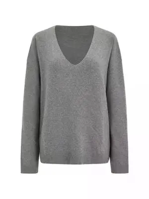 Le Kasha Knitted V-neck Sweater - Green