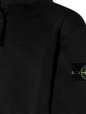 Stone Island Logo Patch Zip-up Hoodie