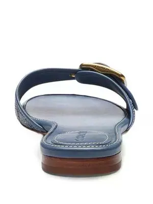 COACH Crystal Embellished Buckle-fastening Sandals