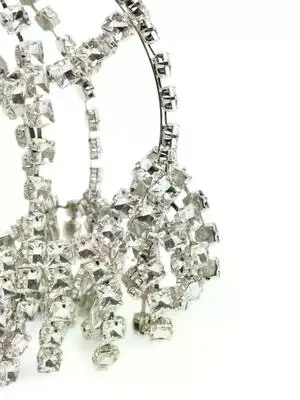 Patrizia Pepe Crystal-embellished Fringed Head Accessory