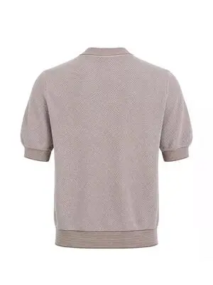 GRAN SASSO Textured-knit T-shirt