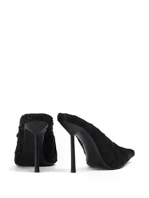 LE SILLA Crinkled-effect Sandals