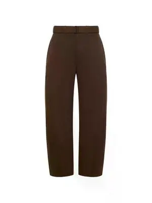 LEMAIRE Belted Vertical-seam Trousers