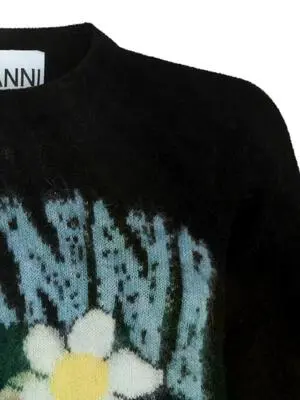 GANNI Intarsia Knit Sweater