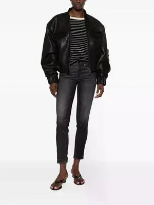 DONDUP Slim Cut Faded Effect Jeans
