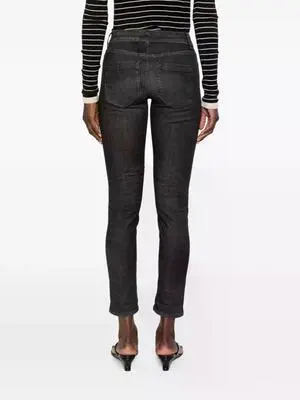 DONDUP Slim Cut Faded Effect Jeans