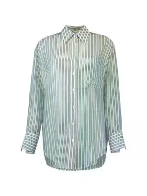 ASTON STUDIO Striped Shirt - Blue