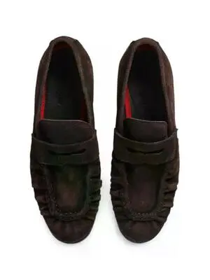 GIULIANO GALIANO Jacob Ruched Loafers