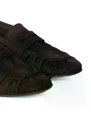 GIULIANO GALIANO Jacob Ruched Loafers