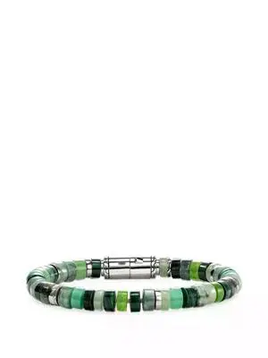 John Hardy Heishi Emerald Bracelet - Silver