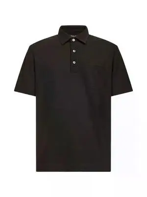 Zegna Short-sleeve Polo Shirt - Brown