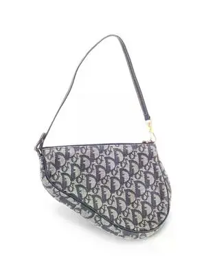 Dior Vintage Saddle Bag - Blue