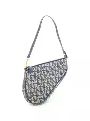 Dior Vintage Saddle Bag - Blue