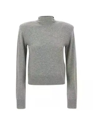 ROTATE BY BIRGER CHRISTENSEN High-neck Tie-back Sweater