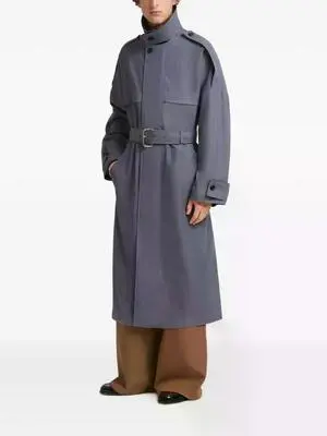 Marni Belted Trench Coat - Blue