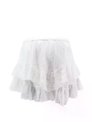 MARANT ETOILE Jocadia Broderie Anglaise Shorts - White