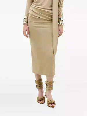 Silvia Tcherassi Karli Ruched Midi Skirt
