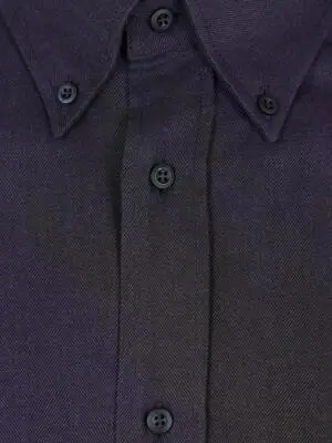 Brunello Cucinelli Herringbone-weave Button-down Shirt