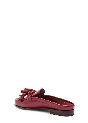 Hereu Borlada Tasselled Leather Mule Loafers