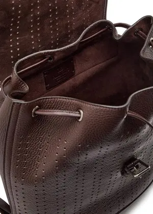 Valentino Garavani Antibes Perforated Leather Backpack