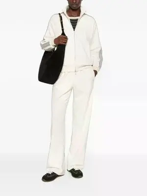 Peserico White Side Stripe Track Pants