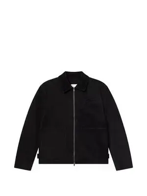 Wood Wood Bo Corduroy-collar Zip-up Cotton Jacket