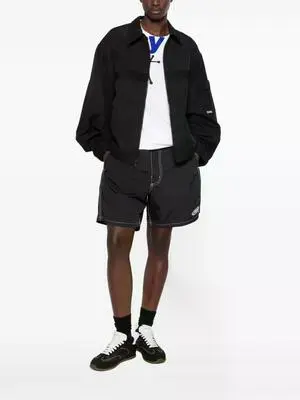 StÜssy Zip-up Panelled Jacket - Black