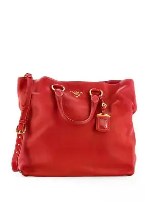 Prada Shopping Vitello Daino Large Tote Bag