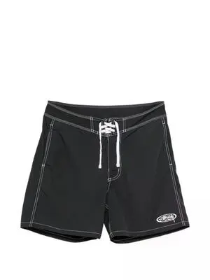 StÜssy Contrast Stitch Logo Patch Shorts