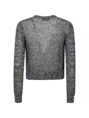 Missoni Sequin-embellished Open-knit Cardigan