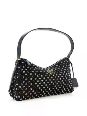 Prada Aimee Re-nylon Shoulder Bag With Grommets