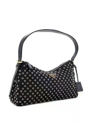 Prada Aimee Re-nylon Shoulder Bag With Grommets